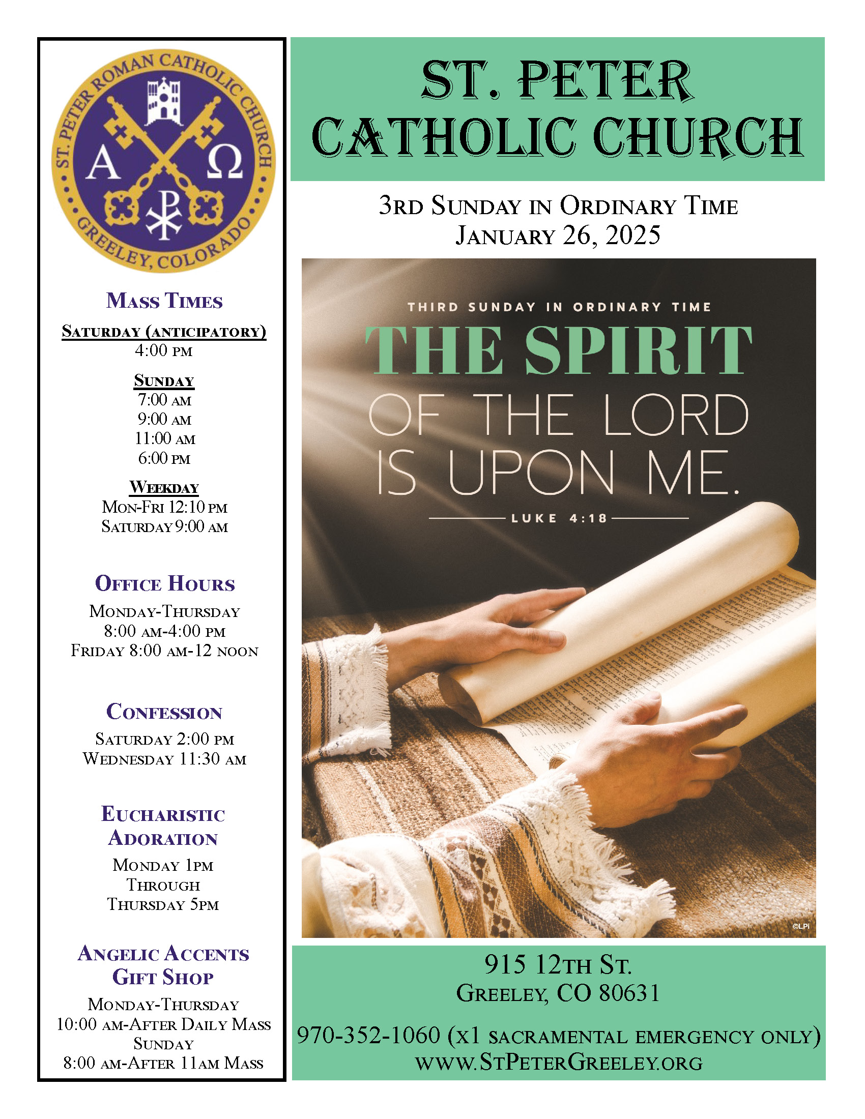 Bulletins | St. Peter Catholic Church